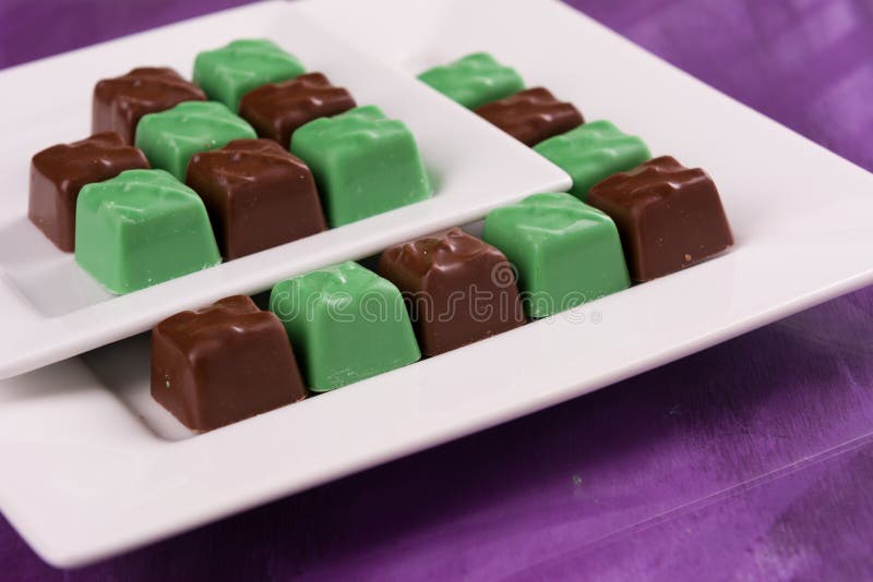 Chocolate and Mint Candy stock photo. Image of chocolate - 67187340