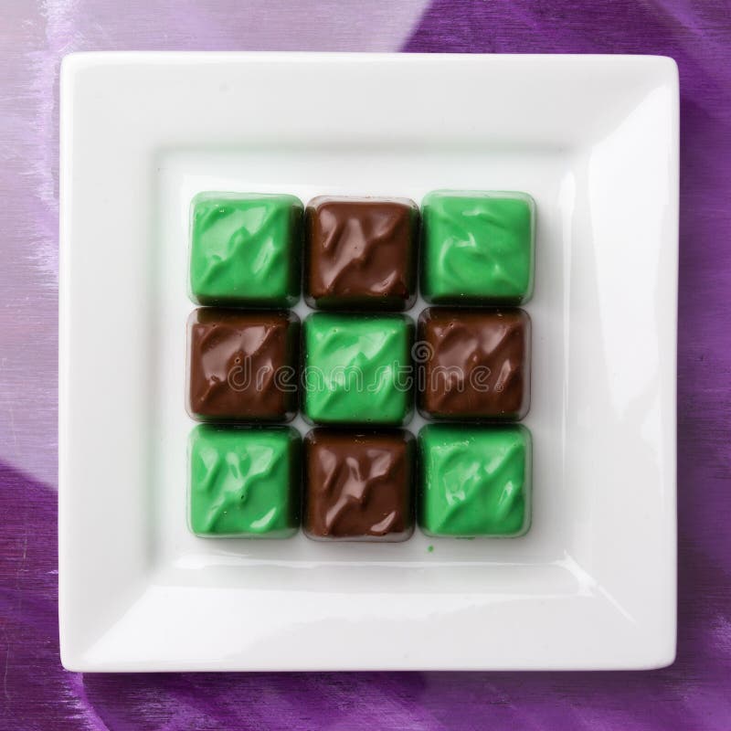 Chocolate and Mint Candy stock photo. Image of chocolate - 67187340