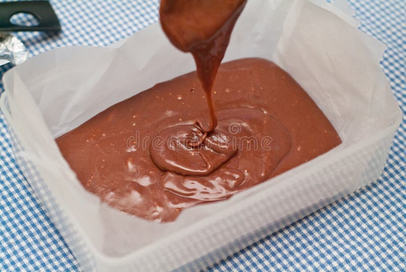 Chocolate mixture stock image. Image of parchment, melting - 23131373