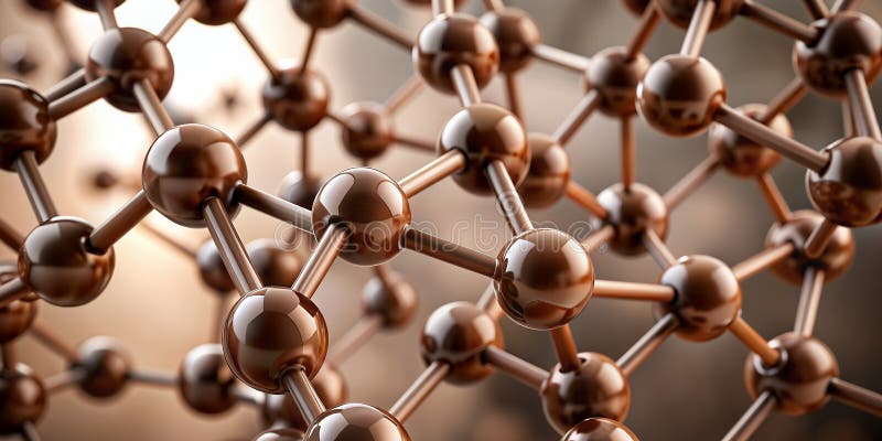 Chocolate Molecular Geometric Chaos Abstract Structure AI Generative ...