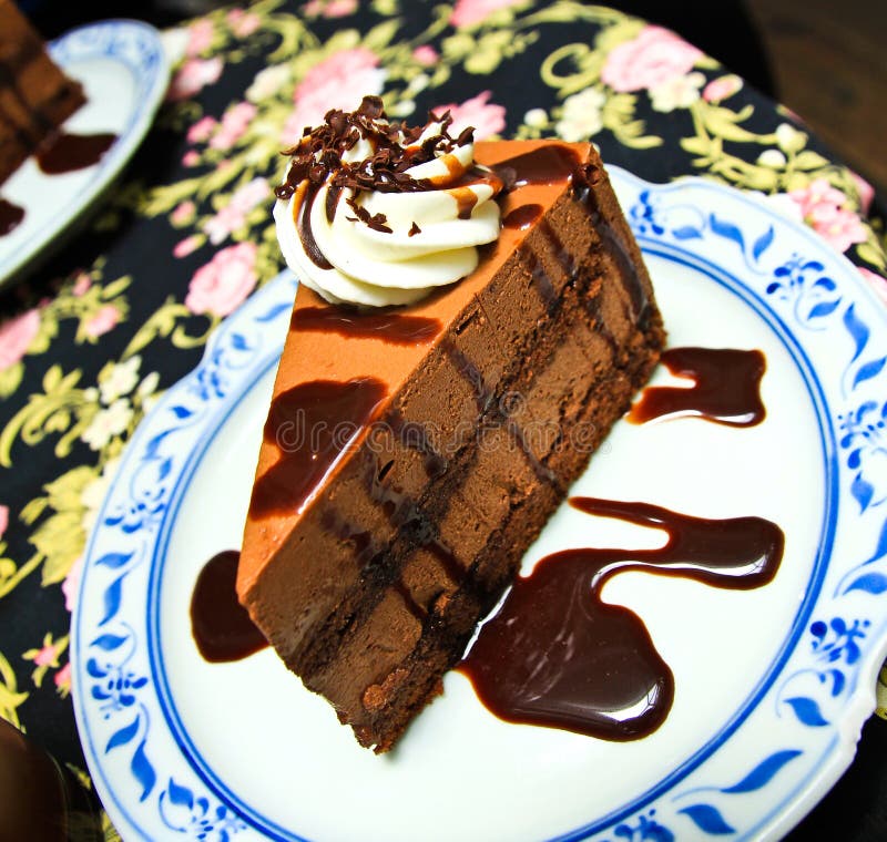 Chocolate moose cake stock photo. Image of celebrate - 26551488