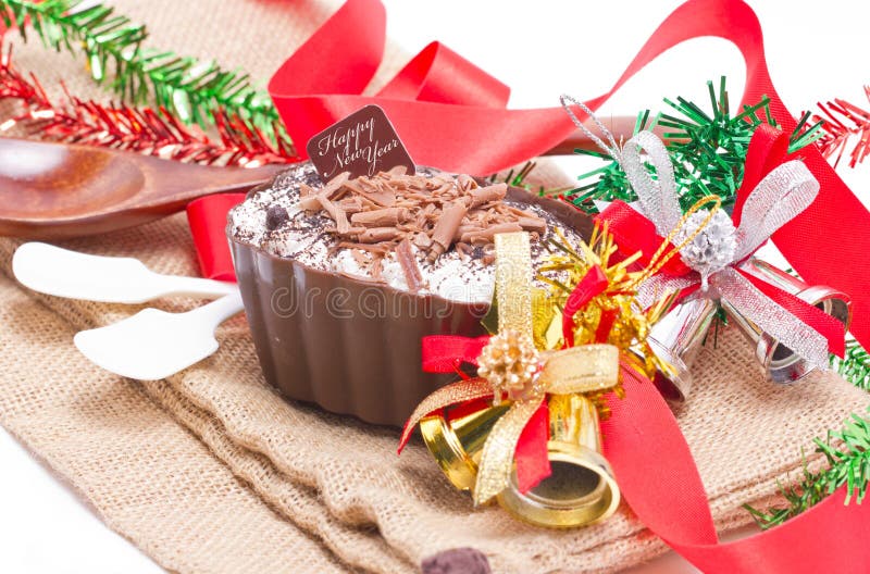 Chocolate moose dessert. stock image. Image of birthday - 33636993