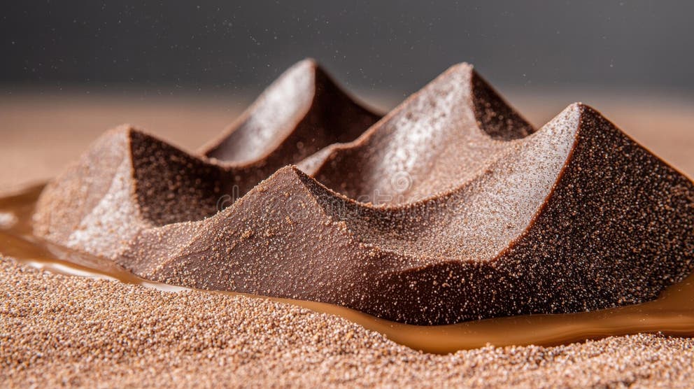 Chocolate Mountains in Desert Landscape Stock Illustration ...