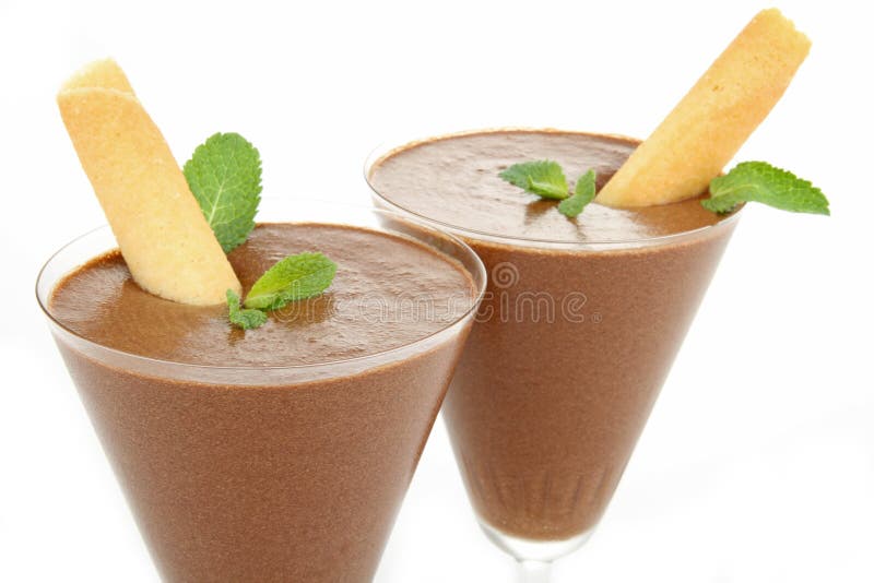 Chocolate mousse stock image. Image of mousse, food, chocolate - 17073109