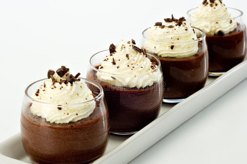 Chocolate Mousse Dessert stock photo. Image of white - 21610384
