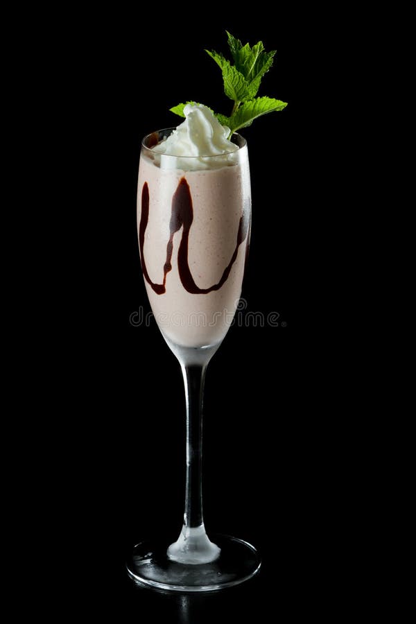Chocolate mousse stock photo. Image of garnish, glass - 31859748