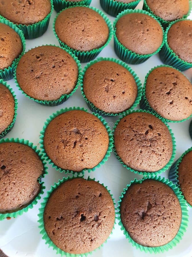 Chocolate muffing bakery stock photo. Image of icing - 201496454
