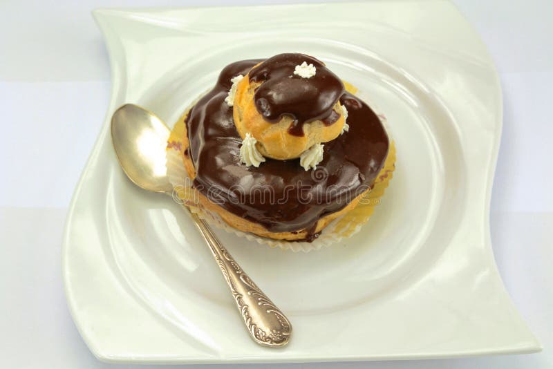 Chocolate nun stock photo. Image of pastry, cabbage - 170275974