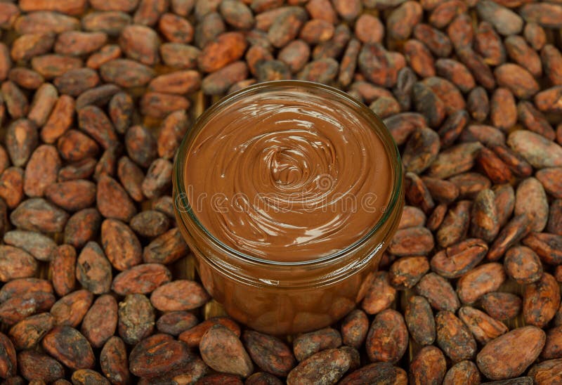 Chocolate paste stock photo. Image of full, molten, beans - 44345442