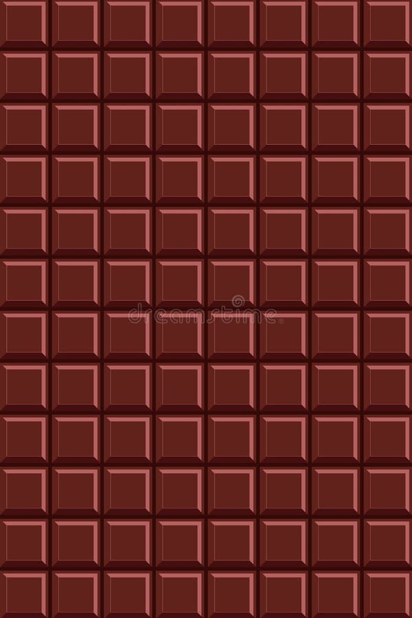 Chocolate Pattern. Bright Food Card. Chocolate Pattern Background Stock ...