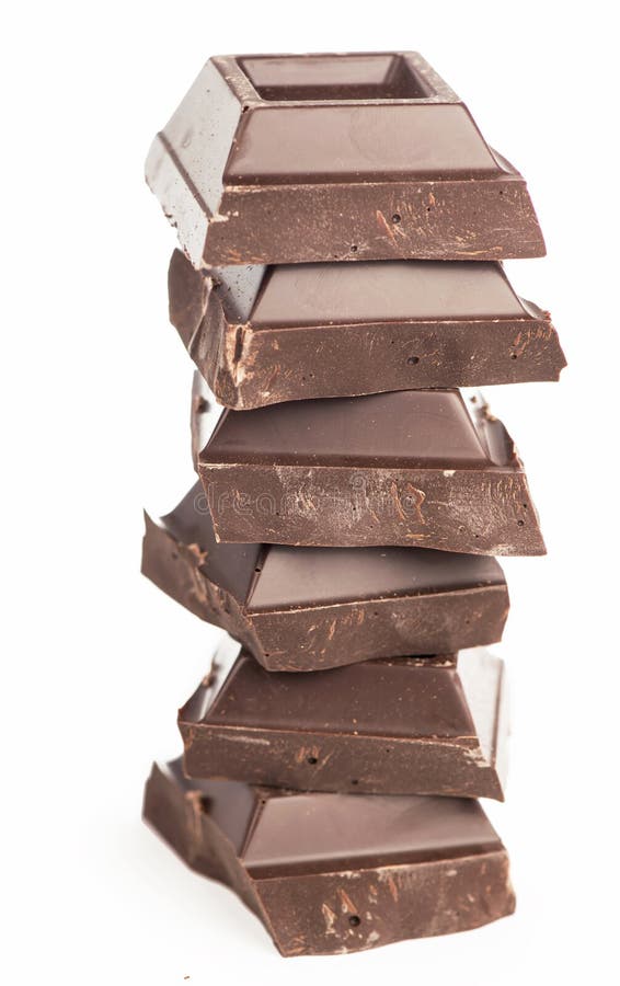 Chocolate pieces stock photo. Image of heap, broken, calorie - 37585154