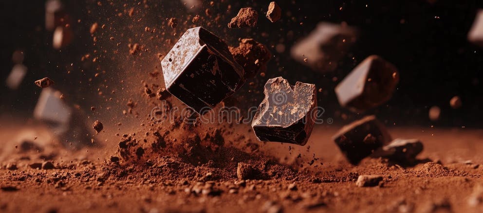Chocolate Explosion stock illustration. Illustration of treat - 384331895
