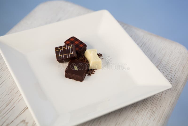 Chocolate plate stock image. Image of cocoa, bean, multiple - 48719741