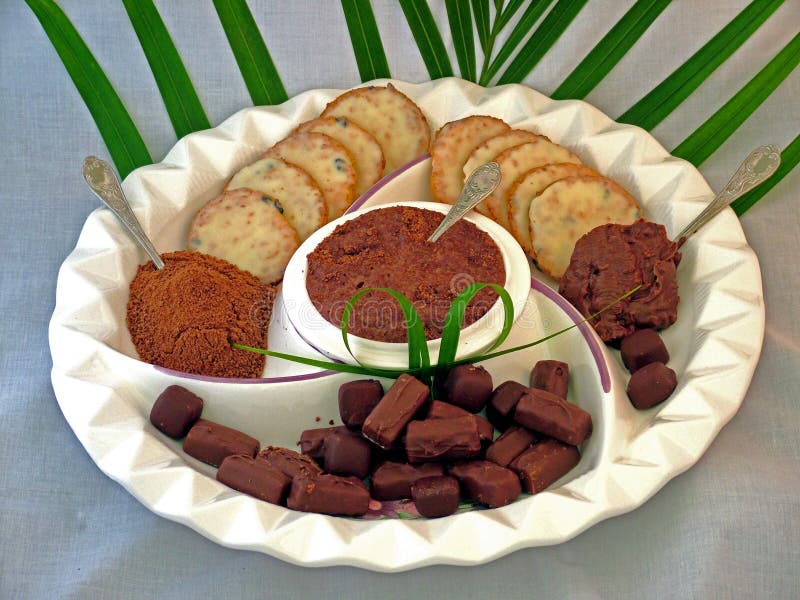 Chocolate platter stock photo. Image of candy, gratification - 35544