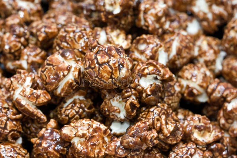 Chocolate popcorn stock image. Image of refreshment, crunchy - 6229759