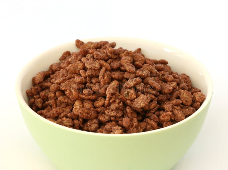 Chocolate Popped Rice Cereals Stock Photo - Image of bowl, sweet: 21715258