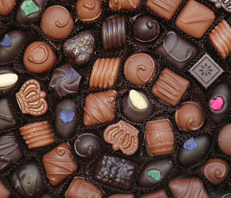 Praline chocolate stock image. Image of sweets, food - 34968471