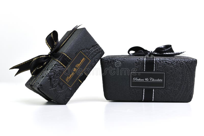 Chocolate and praline box stock photo. Image of anniversary - 13970862