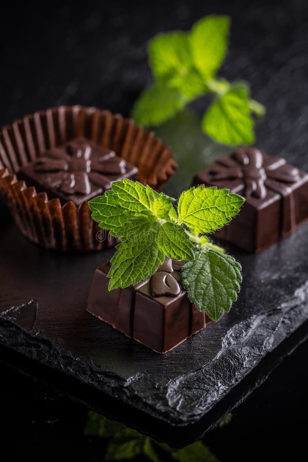 Chocolate praline candy stock photo. Image of dessert - 73406088