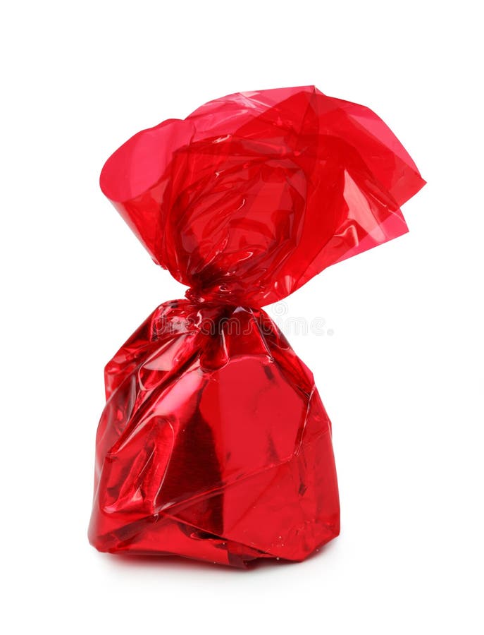 Candy Wrapped in Pink Foil stock photo. Image of aluminum - 23527980