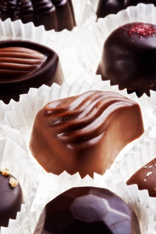 Chocolate pralines stock image. Image of sugar, delicious - 13167615