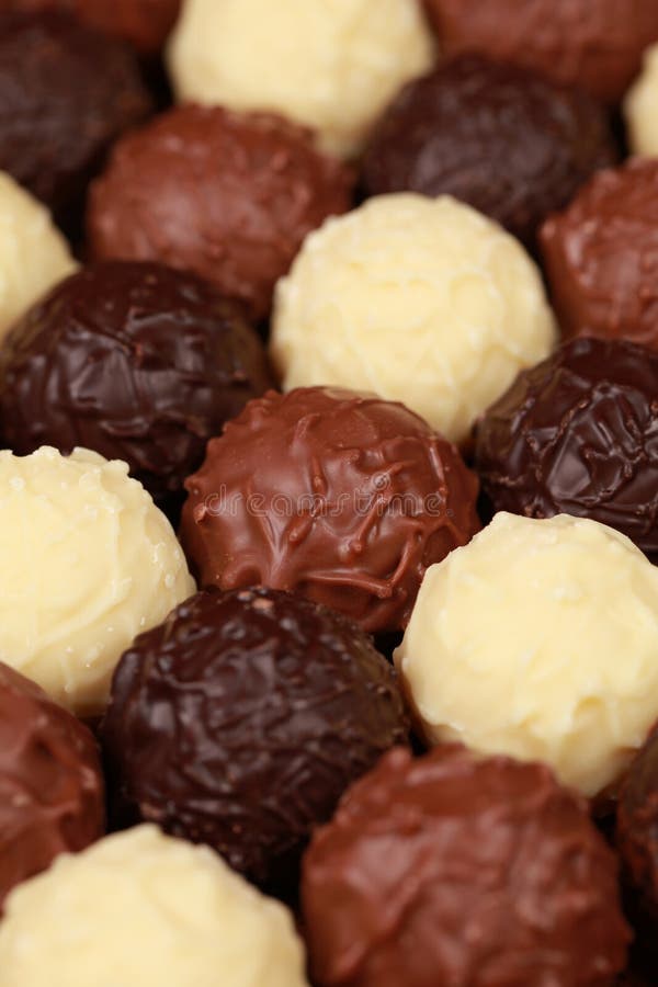 Chocolate Pralines stock image. Image of sweet, truffle - 23487615