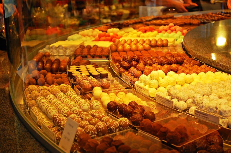 Chocolate pralines stock image. Image of chocolate, celebration - 24107903