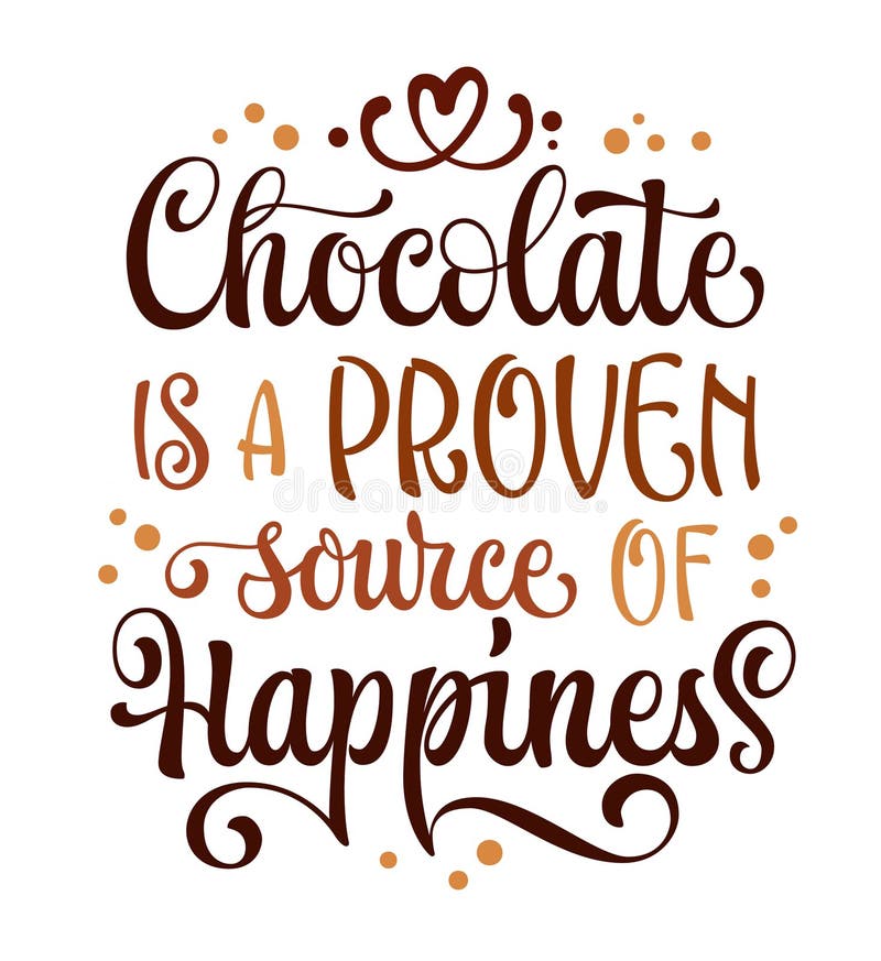 Chocolate is a Proven Source of Happiness, Inspirational Modern ...