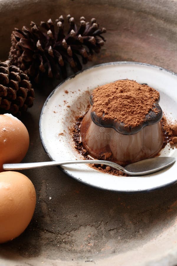 Chocolate pudding stock photo. Image of desserts, chocolat - 36092490