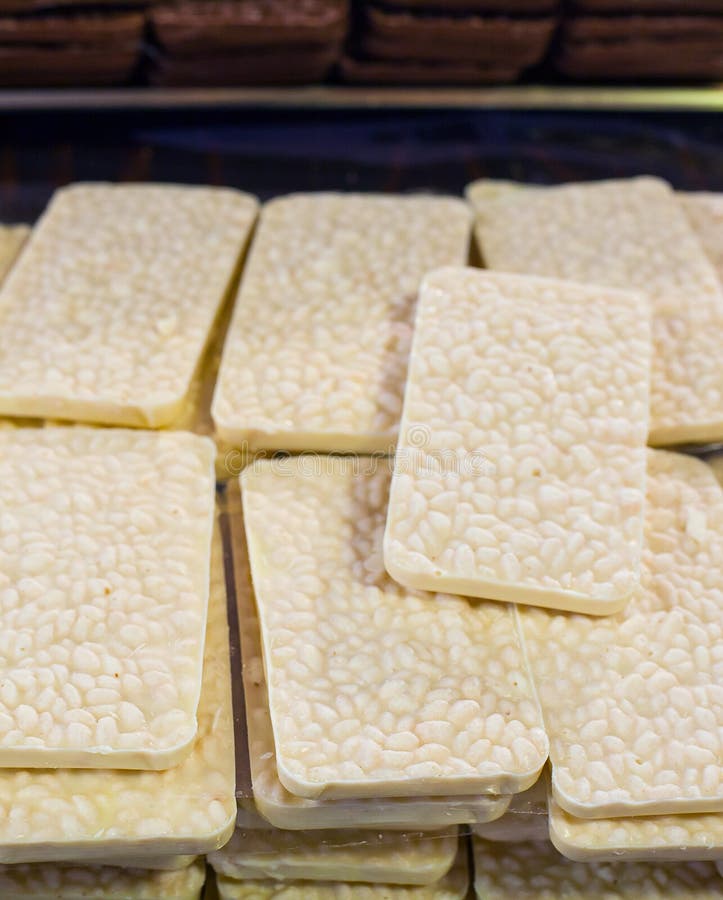 Chocolate with puffed rice stock image. Image of cocoa - 46851567