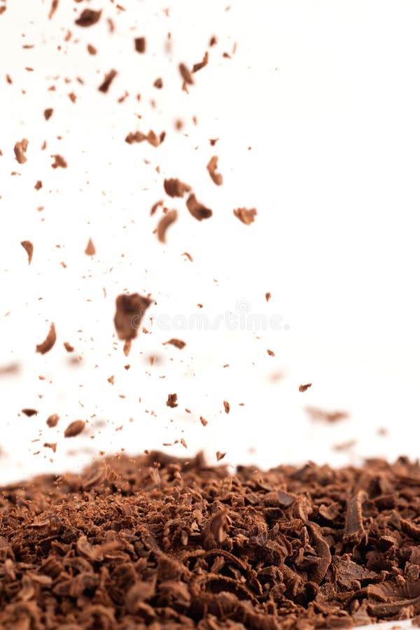 Chocolate rain stock photo. Image of delicious, chunck - 14371748