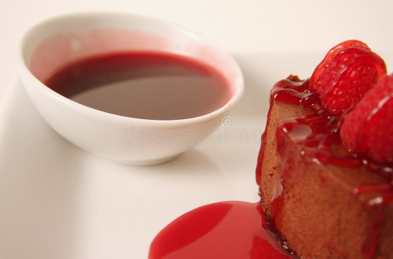 Chocolate and Raspberry stock photo. Image of elegant - 6589024