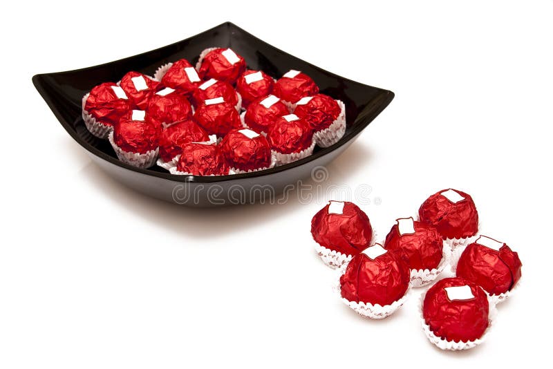Assorted chocolate candies stock photo. Image of fancy - 487144