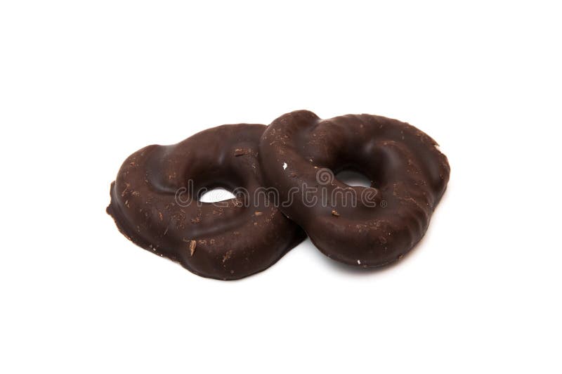 Chocolate Redondo Das Cookies Foto de Stock - Imagem de objetos ...