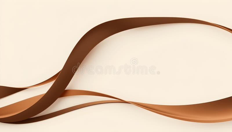 Chocolate Ribbon Abstract Background Creamy Smooth Texture Stock ...
