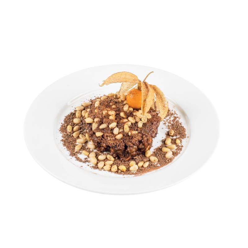 Chocolate risotto dessert stock image. Image of green - 14057613