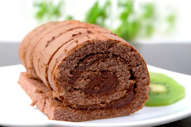 Chocolate roll stock photo. Image of roll, meal, ingredient - 28486106
