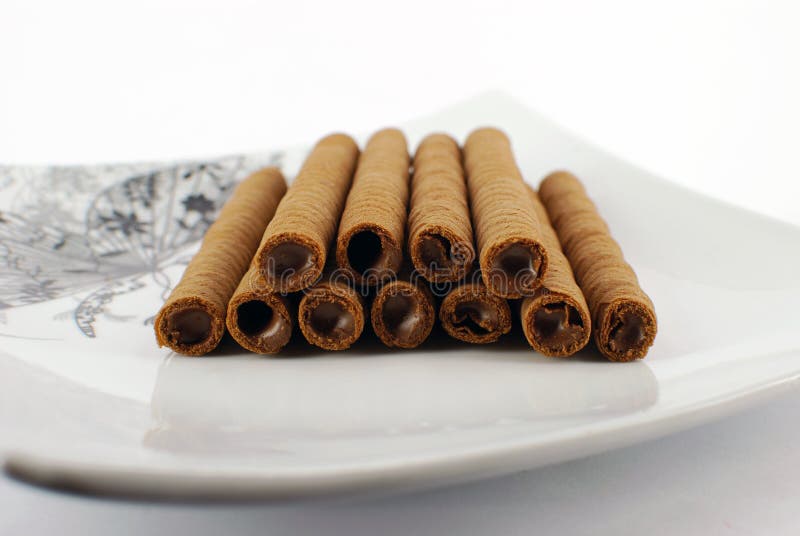 Chocolate roll stick stock image. Image of delicious - 10809105