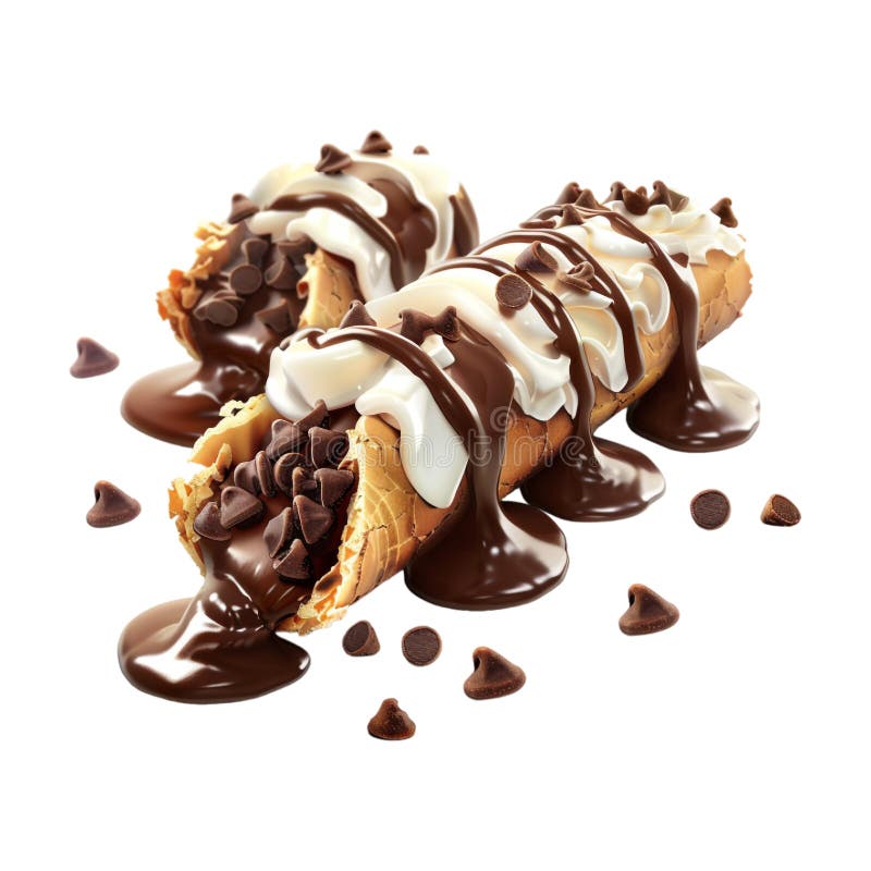 Chocolate Rolls on Transparent Background - Ai Generated Stock ...