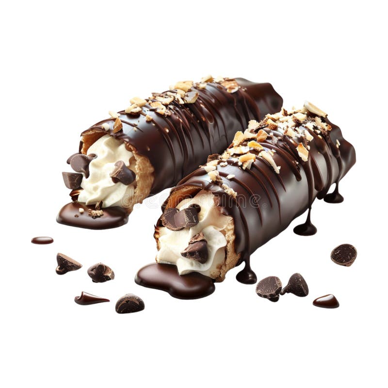 Chocolate Rolls on Transparent Background - Ai Generated Stock ...