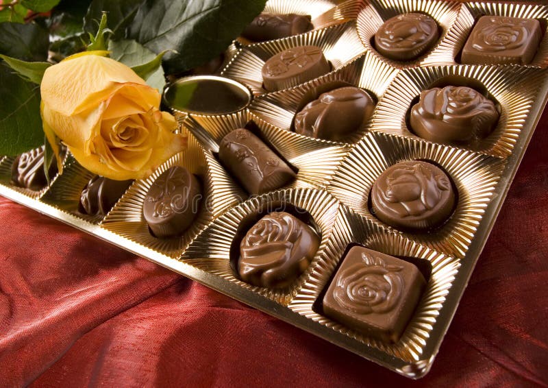 Chocolate & Roses stock image. Image of dessert, lure - 2868479