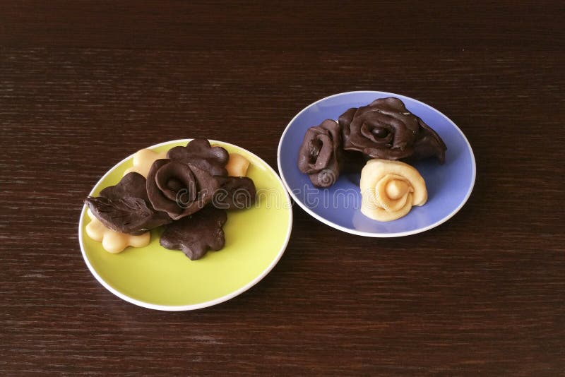 Chocolate roses stock photo. Image of decoration, rose - 82280056