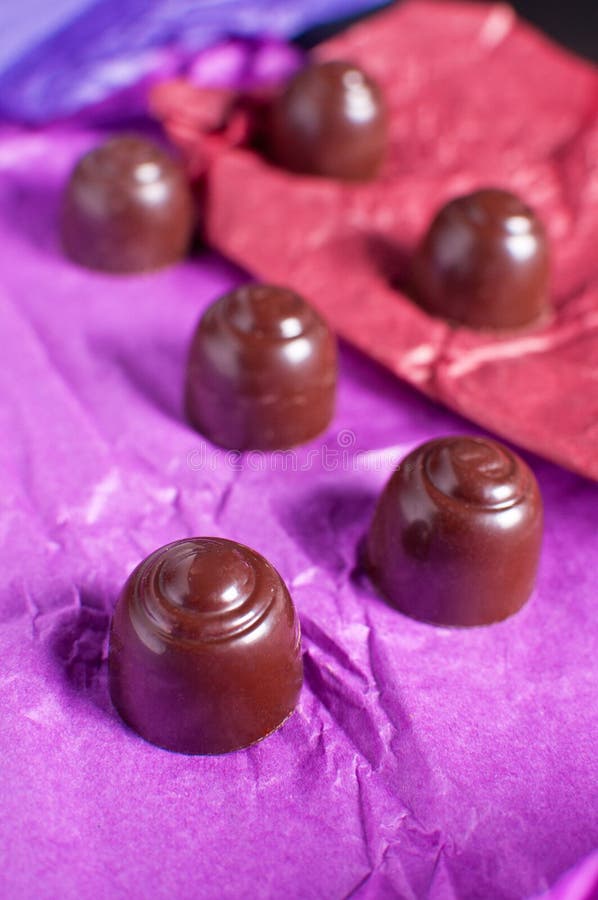 Round Chocolate Chunk with Crumbs Stock Photo - Image of chip, bitter ...