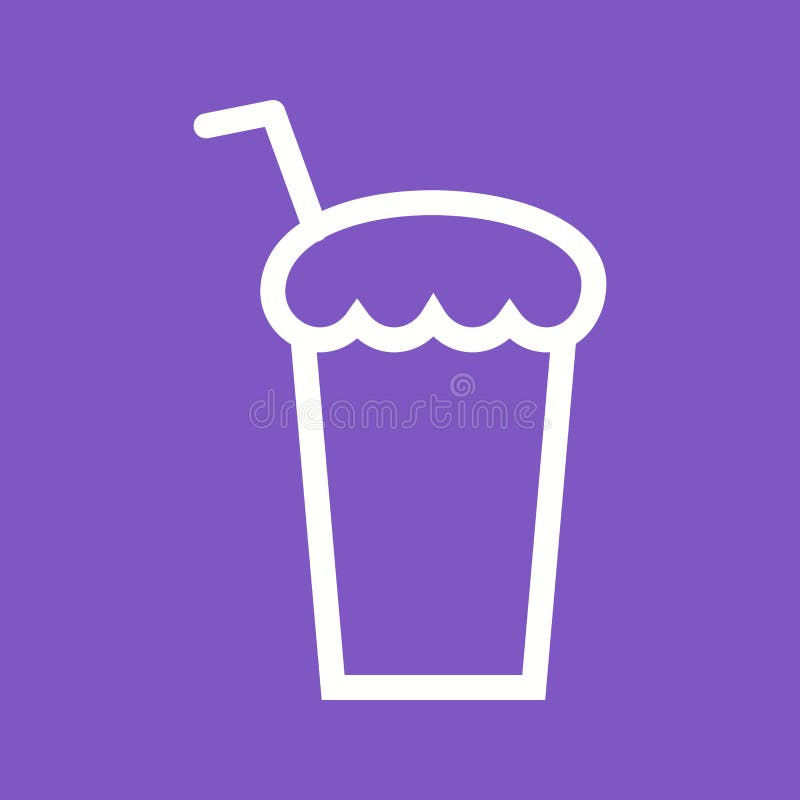 Chocolate Shake stock vector. Illustration of design - 79027190