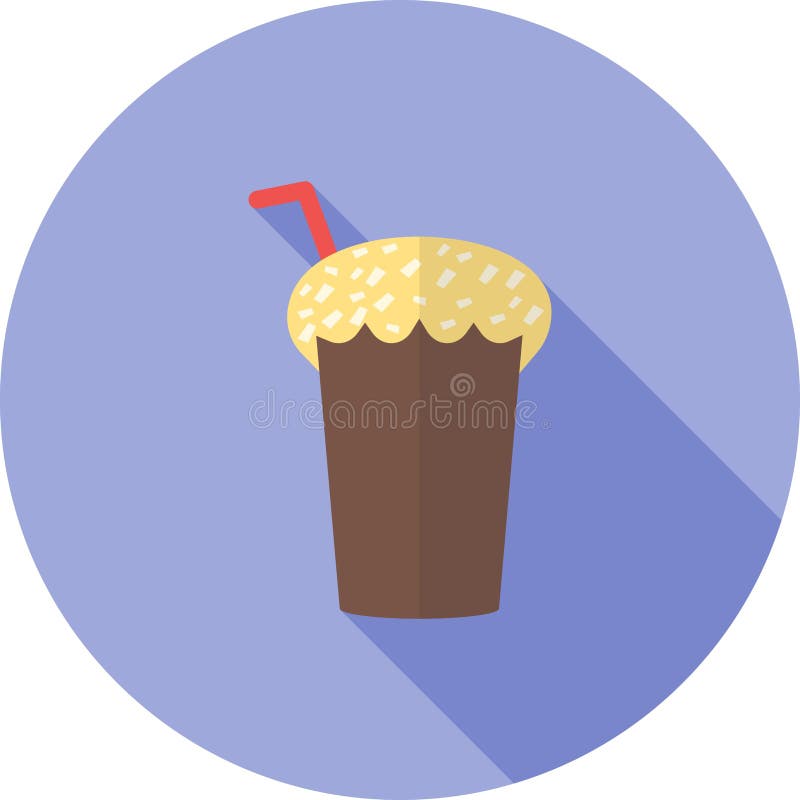 Chocolate Shake stock vector. Illustration of design - 79027190