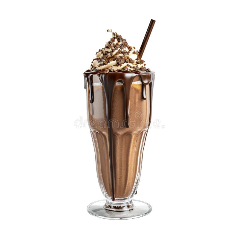 Chocolate Shake stock vector. Illustration of design - 79027190