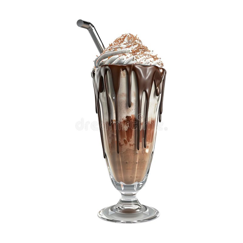 Chocolate Shake stock vector. Illustration of design - 79027190