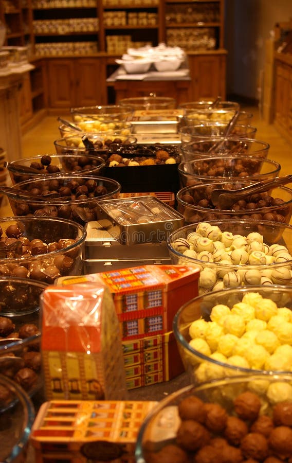 Chocolate shop stock photo. Image of candy, coffee, plant - 5396104