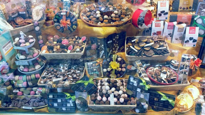 Chocolate shop editorial photo. Image of decorative, clients - 36220871