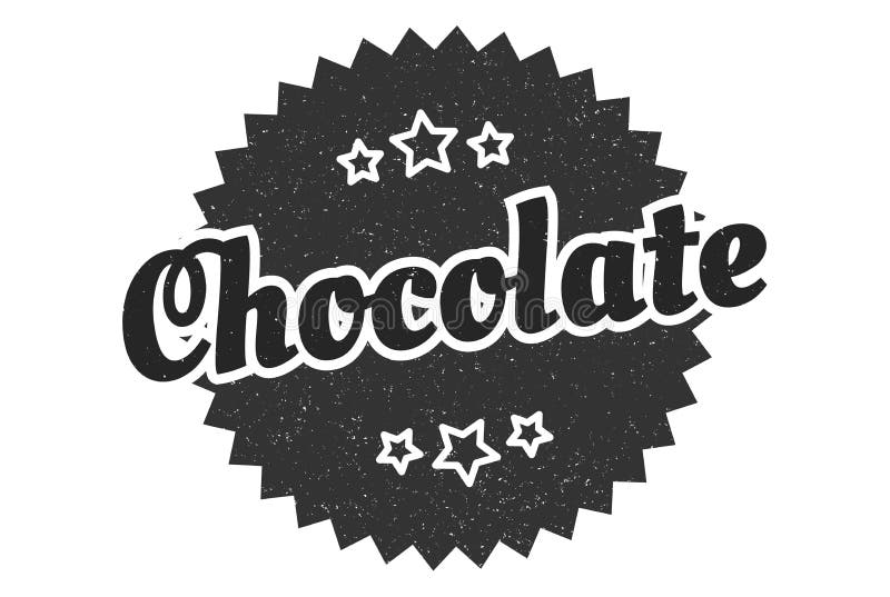 Chocolate Sign. Chocolate Vintage Retro Label Stock Vector ...